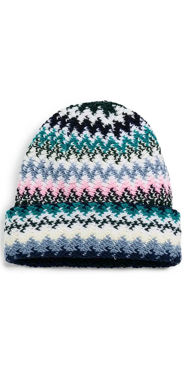 Missoni Striped Knit Beanie - Multi