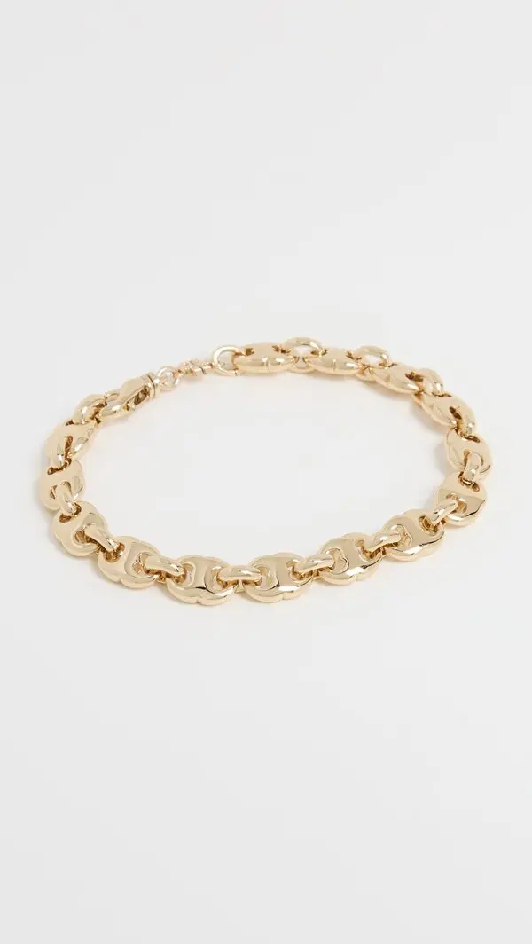 Tory Burch Delicate Gemini Link Bracelet - Light Brass
