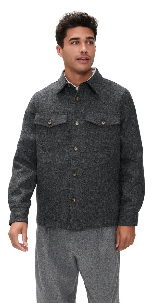 Portuguese Flannel Wool Field Shirt Jacket