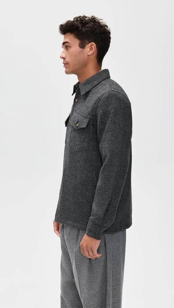 Portuguese Flannel Wool Field Shirt Jacket