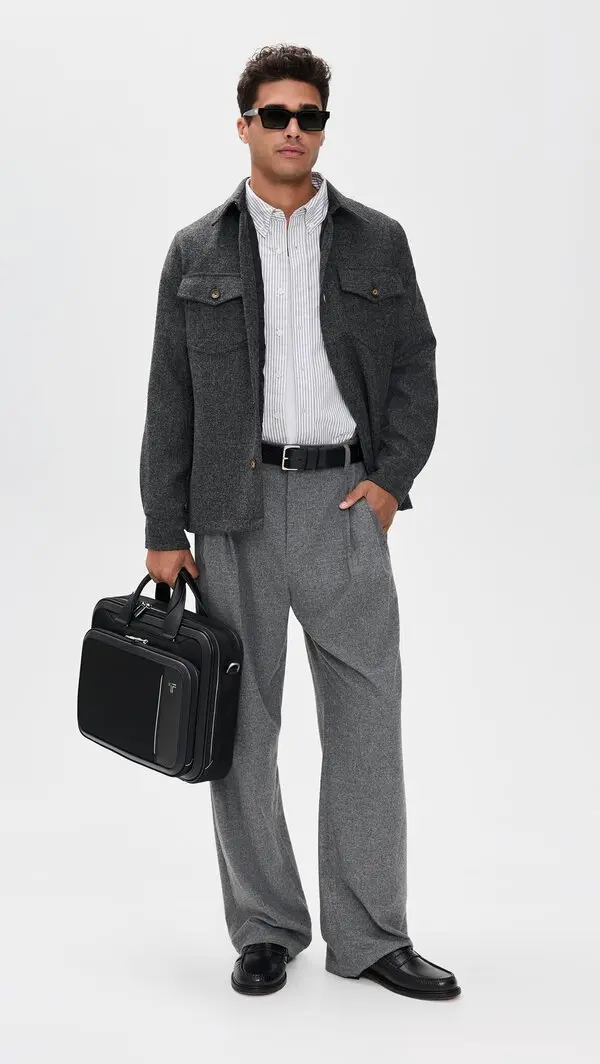 Portuguese Flannel Wool Field Shirt Jacket