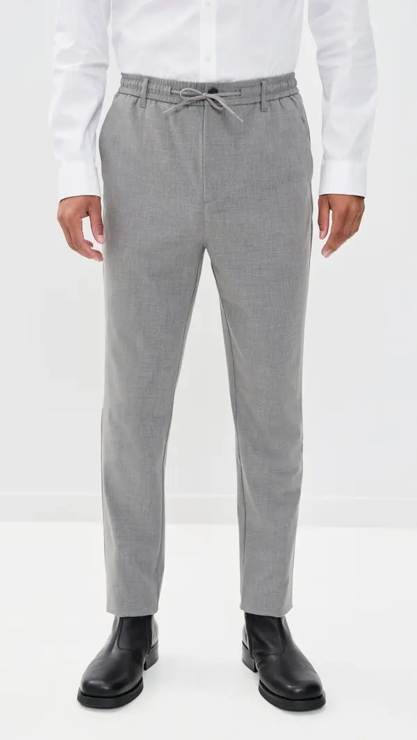 LES DEUX Como Tapered Textured Pants