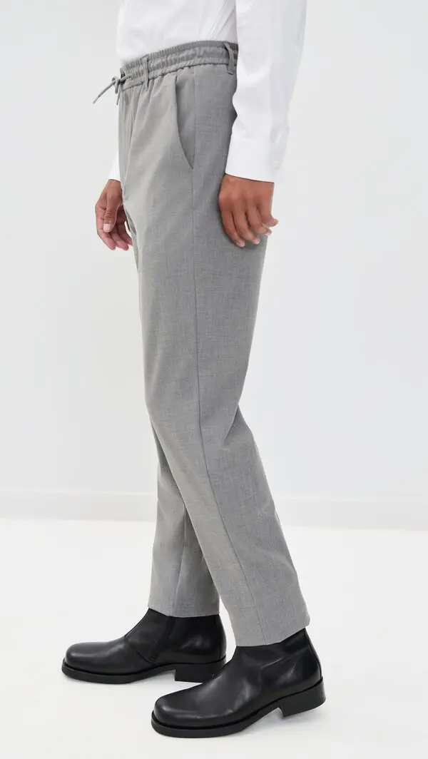 LES DEUX Como Tapered Textured Pants