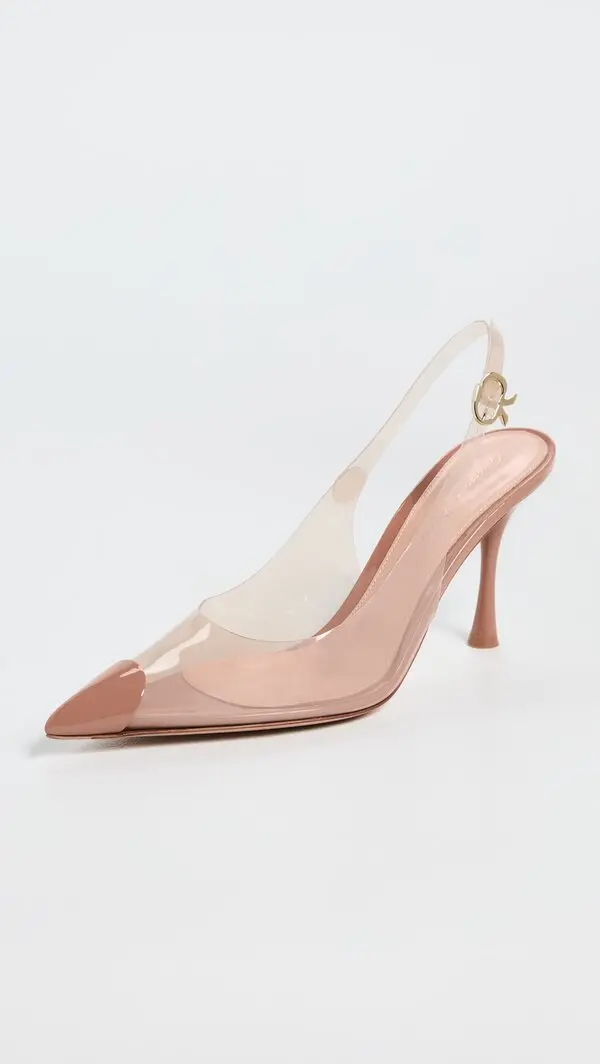 GIANVITO ROSSI Glass Vernice Heels