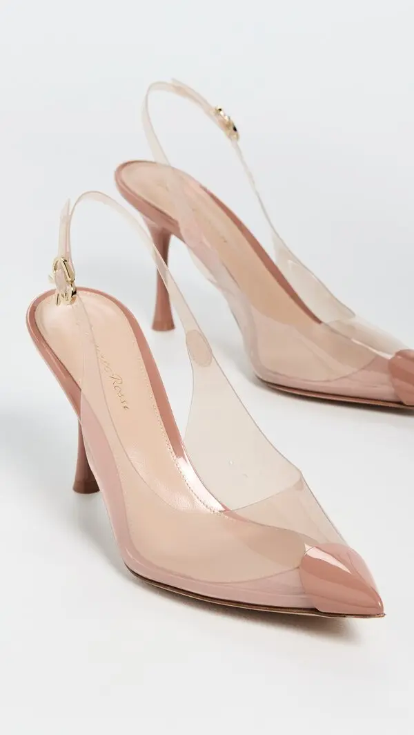 GIANVITO ROSSI Glass Vernice Heels