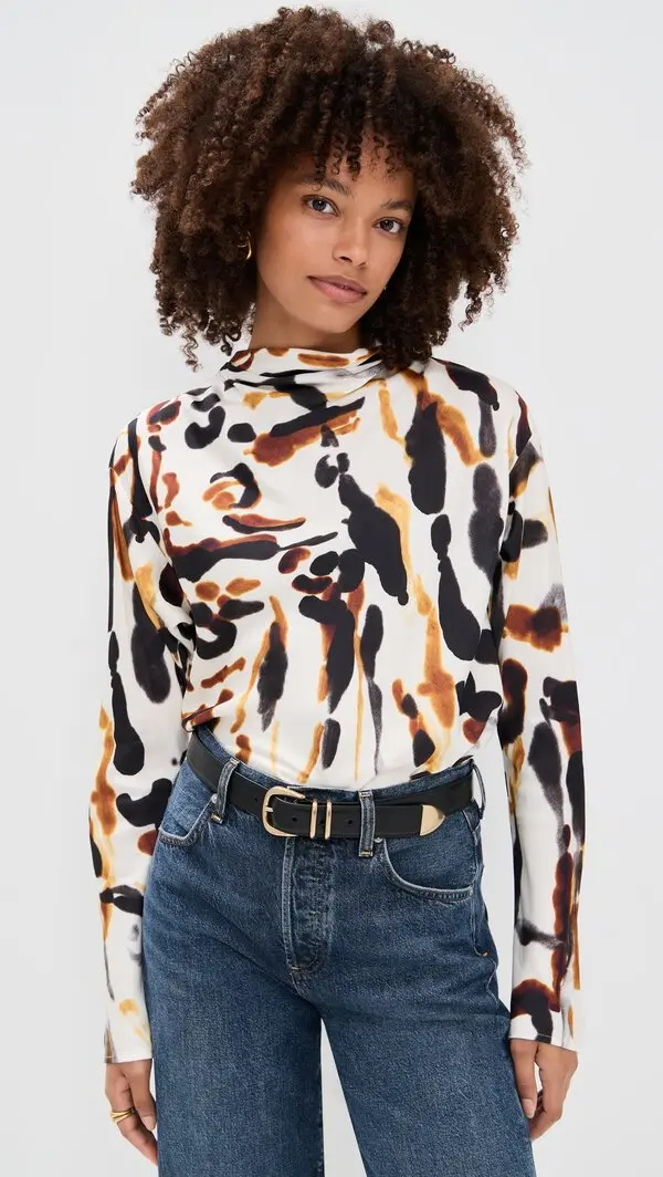 A.L.C. Georgia Long Sleeve Top