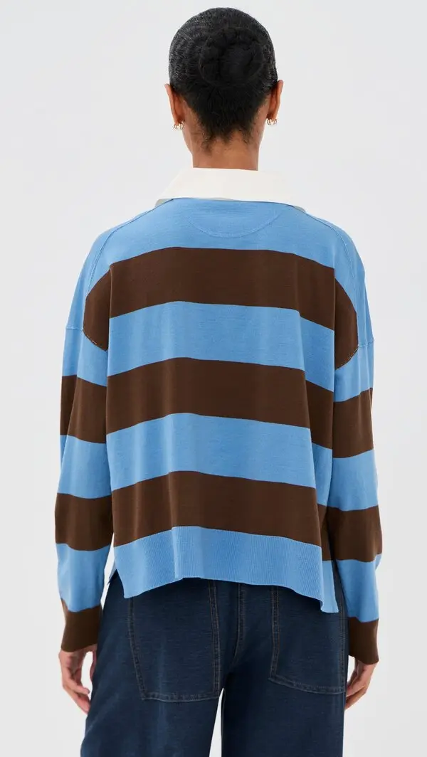 Simkhai Carson Rugby Polo - Horizon Stripe