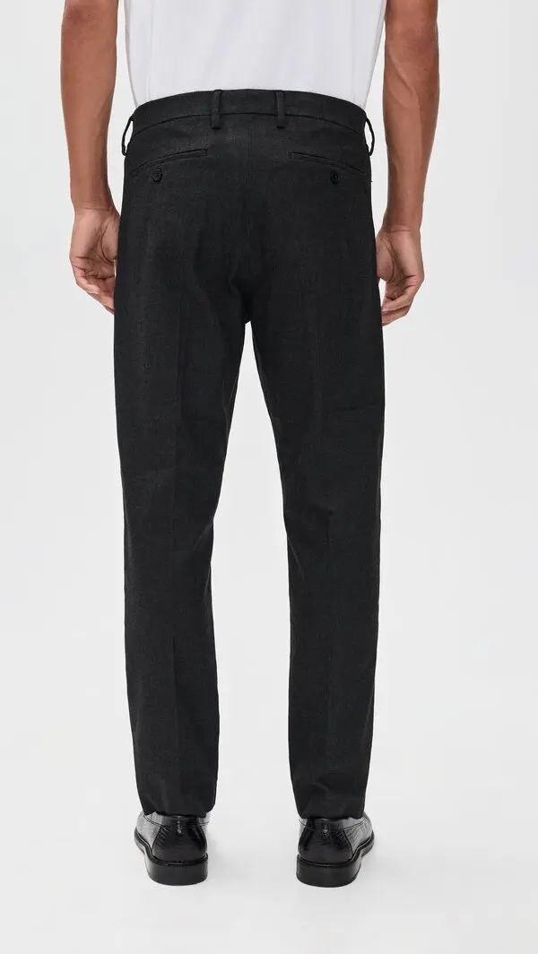 Nn07 Bill Relaxed Taper Trousers - Black Multi