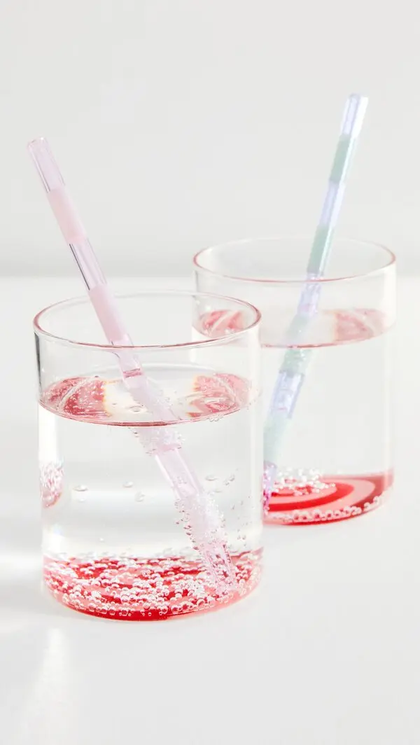 FAZEEK Set Of Striped Straws