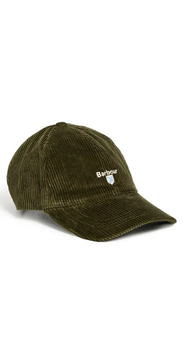 Barbour Preston Corduroy Cap - Olive