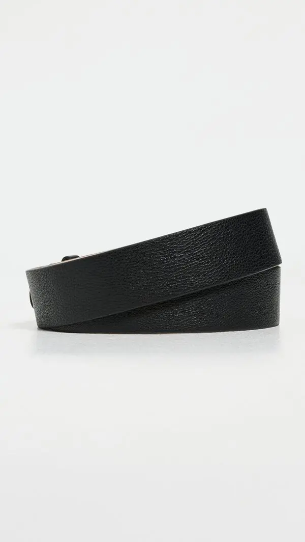Rag & Bone Evan Leather Belt - Black