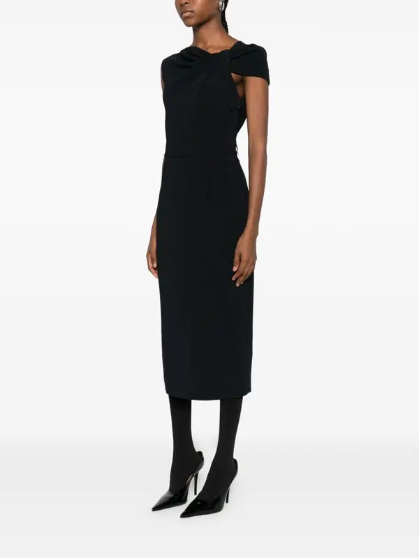 Givenchy Draped Midi Dress