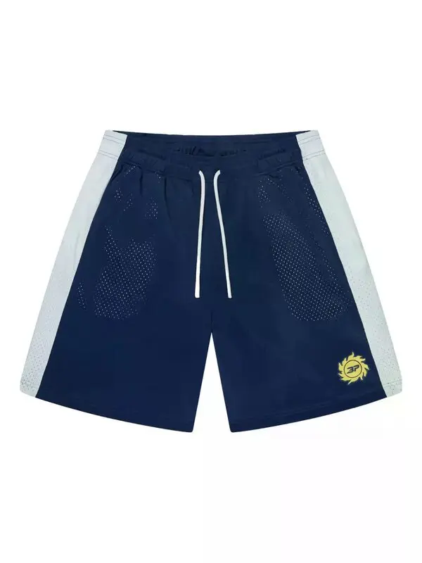 BROKEN PLANET Mesh Track Shorts - Blue