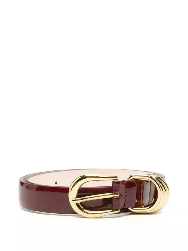 DEHANCHE Hollyhock Leather Belt - Red