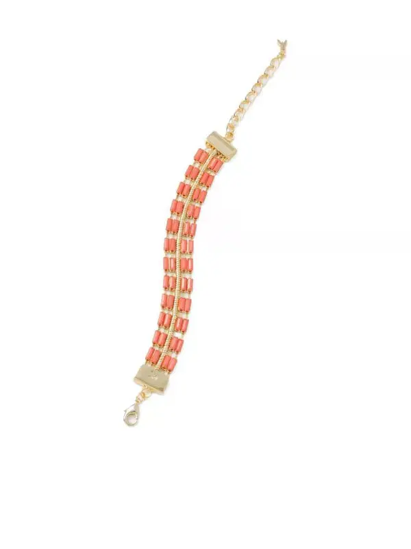 Patrizia Pepe Beaded Bracelet - Orange
