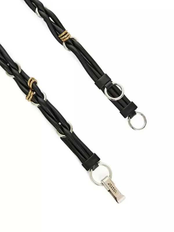 Isabel Marant Étoile Mina Leather Belt - Black