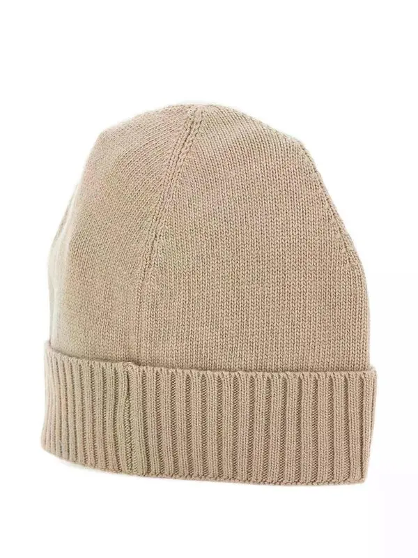 Peuterey Logo Beanie - Neutrals