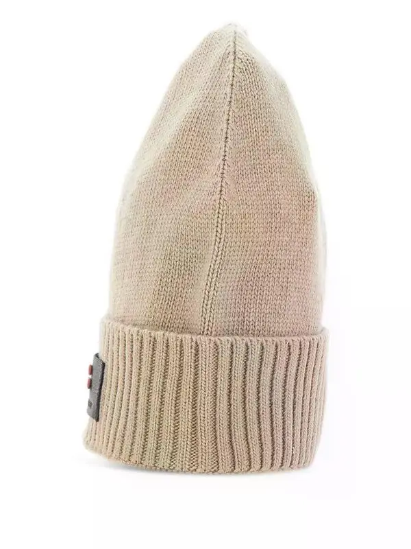 Peuterey Logo Beanie - Neutrals