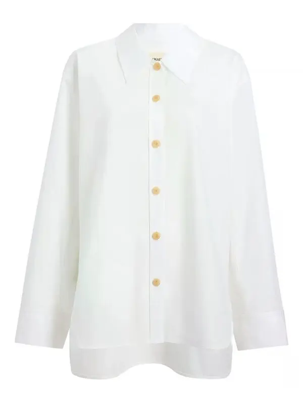 Khaite Herschel Buttoned Shirt - White