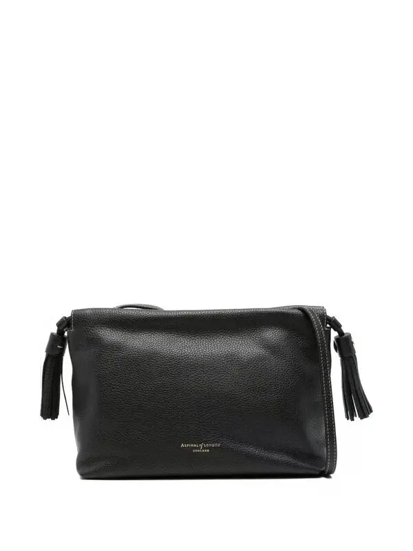 ASPINAL OF LONDON Calf-leather Makeup Bag - Black