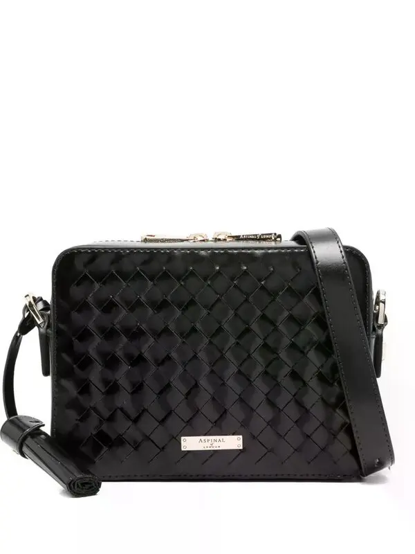 ASPINAL OF LONDON Woven Camera Bag - Black