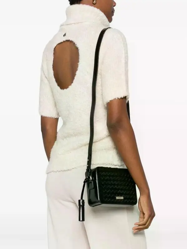 ASPINAL OF LONDON Woven Camera Bag - Black