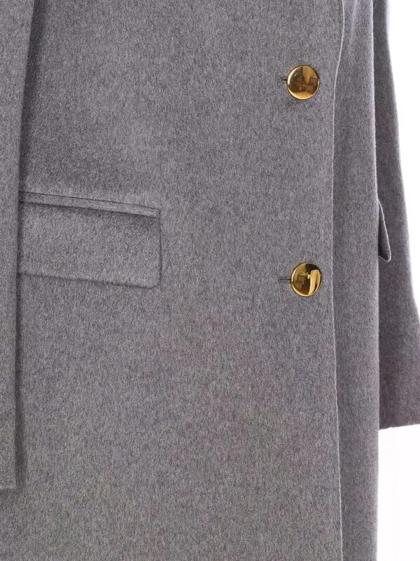 Tagliatore Buttoned Cashmere Coat