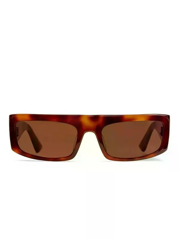 Khaite Rectangle-frame Sunglasses - Brown