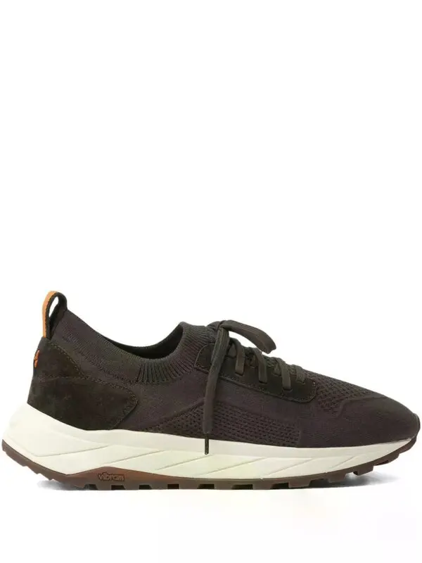 HENDERSON BARACCO Suede Panelled Sneakers