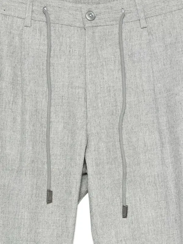 GRAN SASSO Drawstring-waist Trousers - Grey