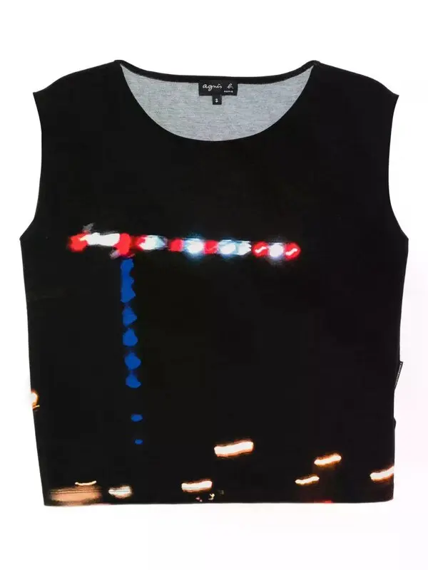 AGNES B. Printed Tank Top