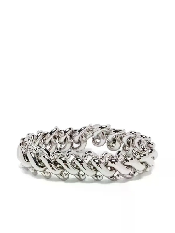 Eddie Borgo S Curve Link Bracelet - Silver