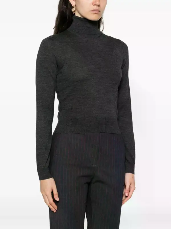 GOES BOTANICAL Roll-neck Sweater - Grey