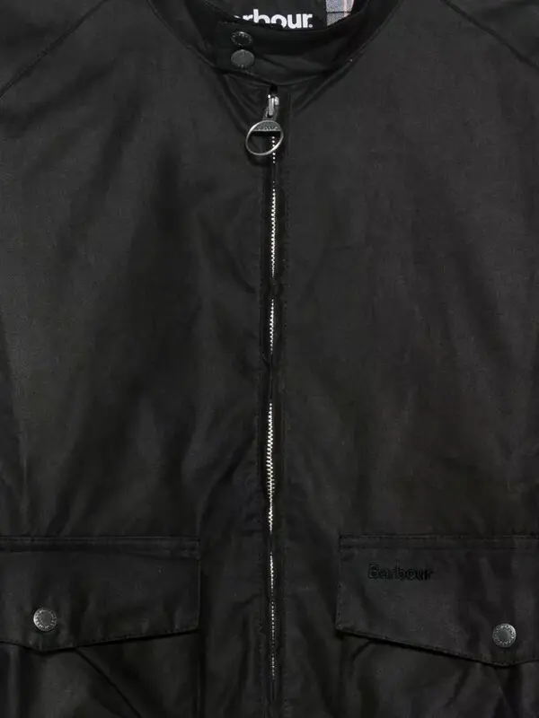 Barbour Zip-up Bomber Jacket - Blue