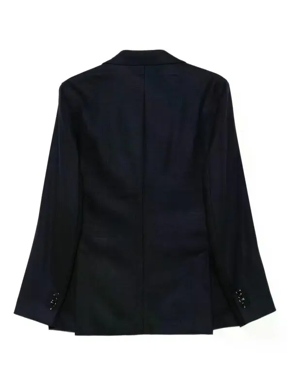 LARDINI Virgin Wool Single-breasted Blazer