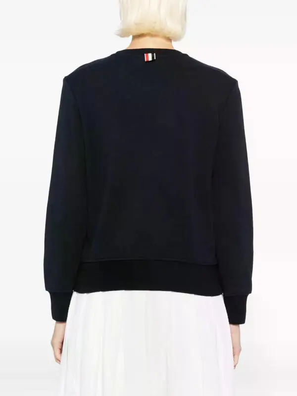 Thom Browne Embroidered Crewneck Sweatshirt