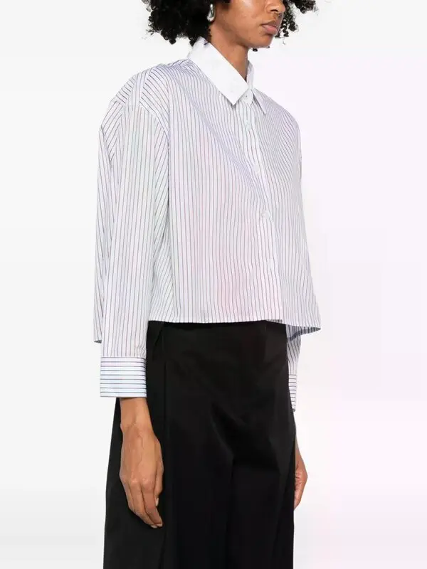 CORDERA Striped Button-down Shirt