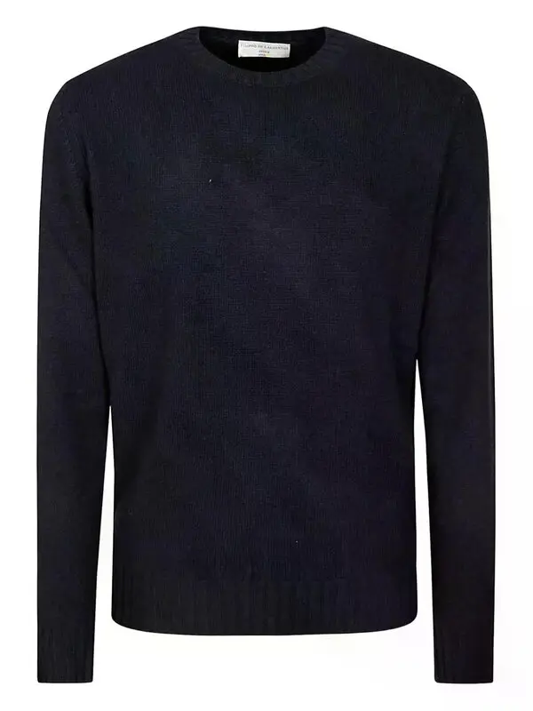 FILIPPO DE LAURENTIIS Ribbed Round-neck Sweater - Blue
