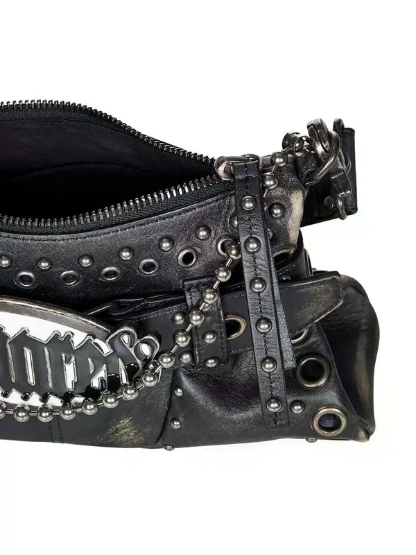 Dsquared2 Eyelet Studded Shoulder Bag