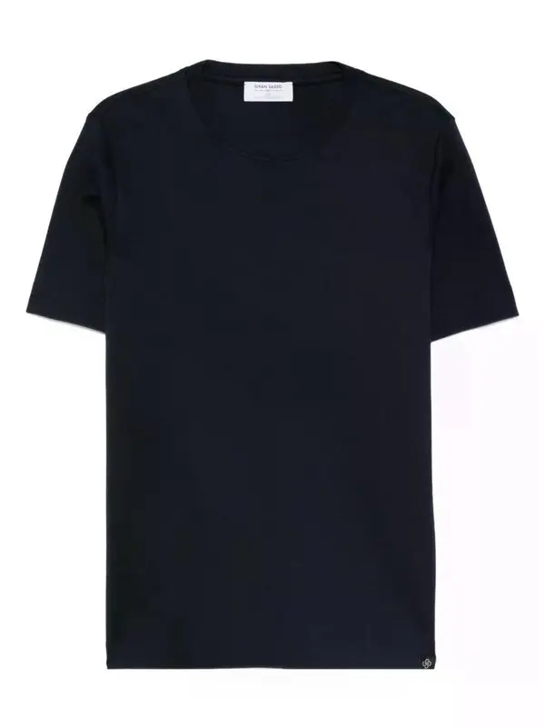GRAN SASSO Crew-neck Cotton T-shirt