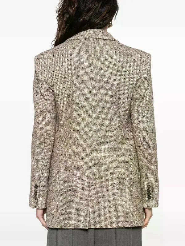 Brunello Cucinelli Double-breasted Tweed Jacket