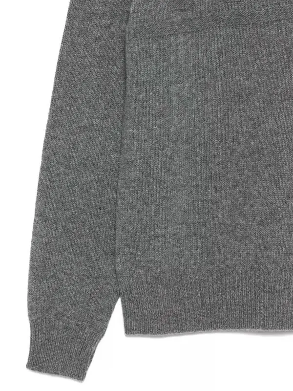 Herno Logo-embossed Crew-neck Sweater