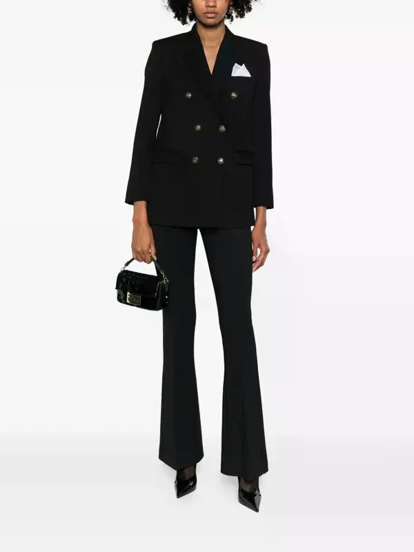 Elisabetta Franchi Double-breasted Blazer - Black