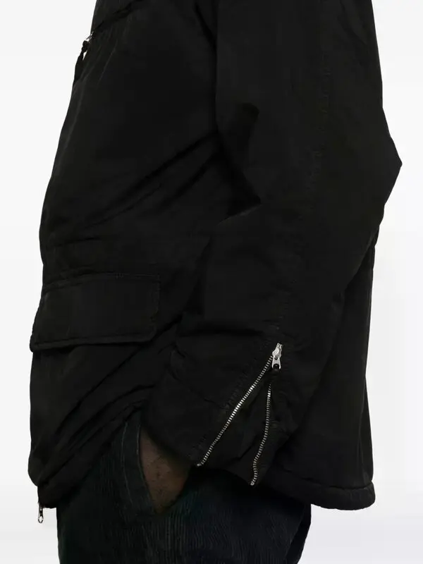 Aspesi Zip-up Jacket - Black