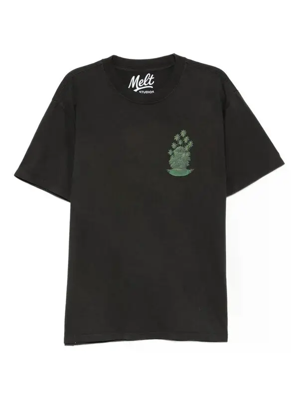 MELT Graphic-print T-shirt - Grey