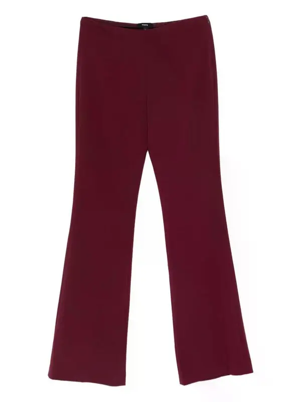 Theory Flared Leg Trousers
