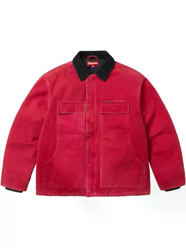 Supreme Old English Canvas Work Jacket