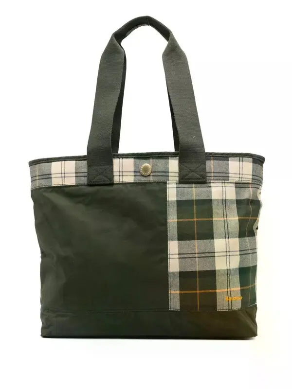 Barbour Check-patterned Tote Bag