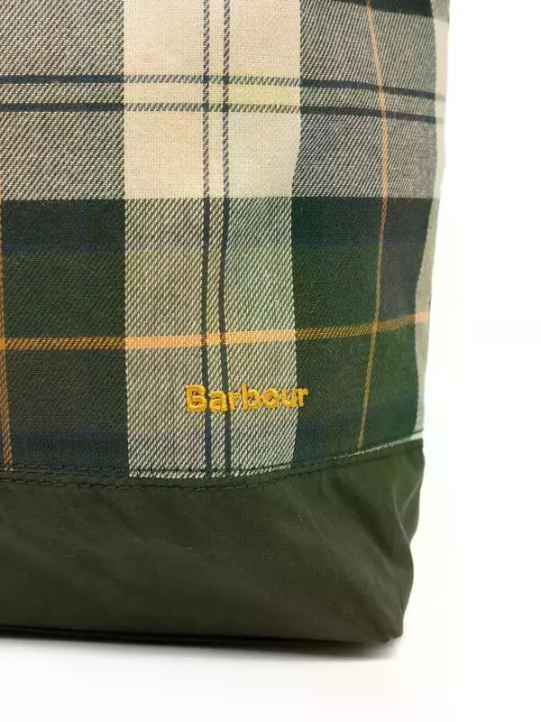 Barbour Check-patterned Tote Bag