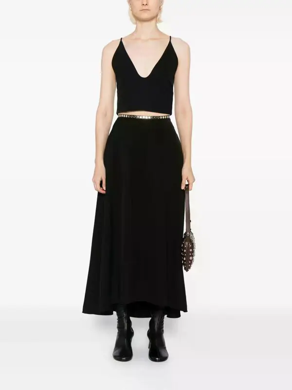 JIL SANDER V-neck Tank Top - Black